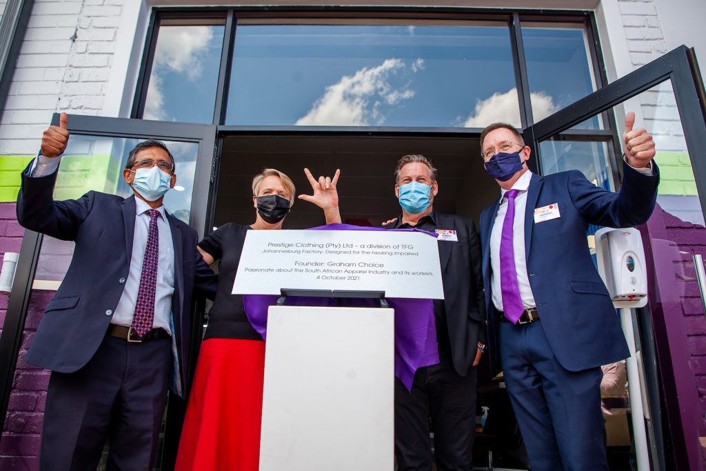 TFG opens new Joburg clothing factory for the hearing impaired - Moneyweb