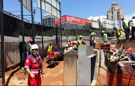Structural collapse in Sandton injures two - Moneyweb
