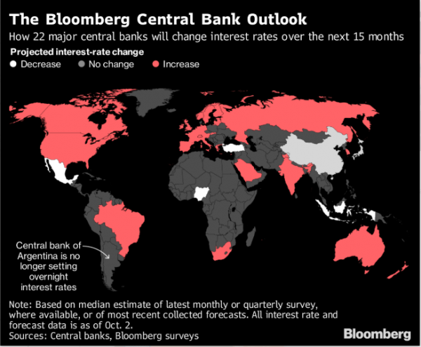 A guide to world’s top central banks’ next move - Moneyweb