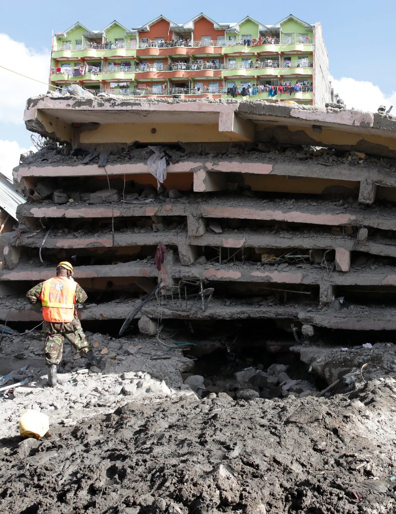 At least three killed after residential building collapses in Kenya ...