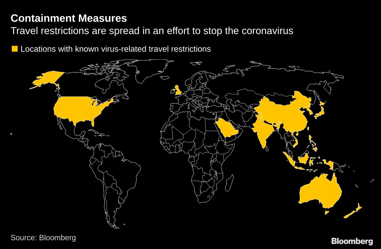 The places with China travel restrictions due to virus outbreak - Moneyweb