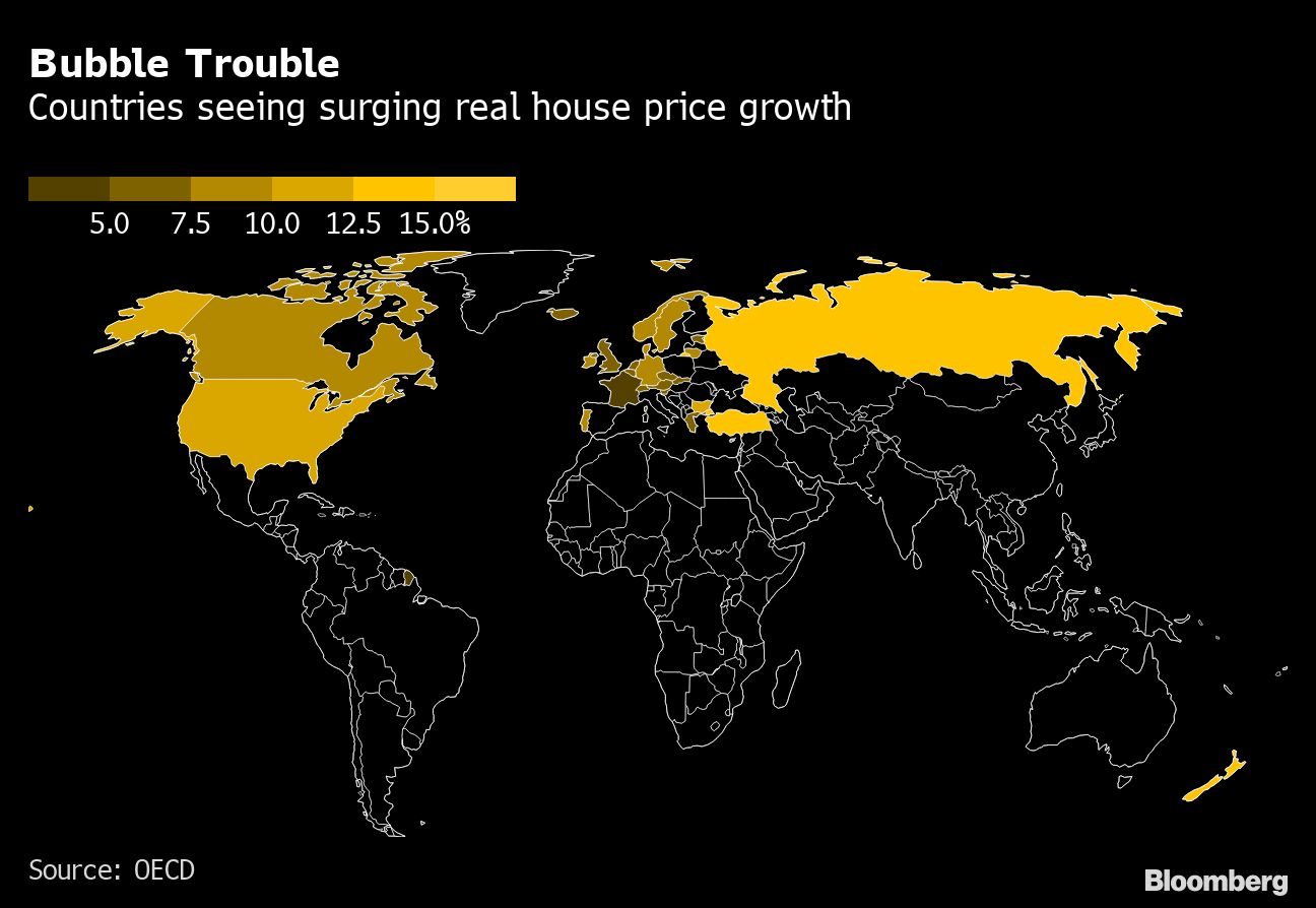 Global boom in house prices becomes a dilemma for central banks - Moneyweb