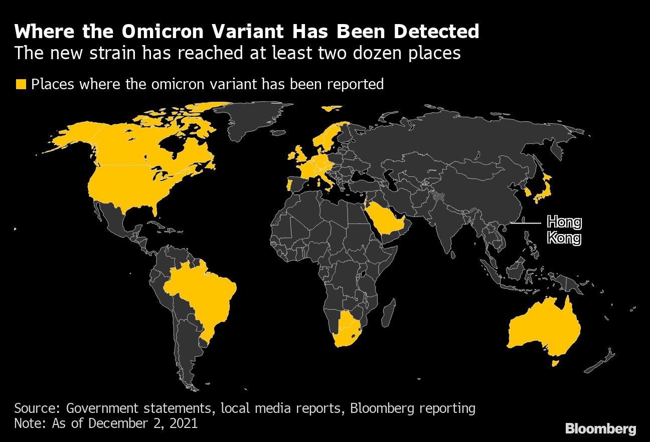 Omicron cases now stretch from the US to South Korea - Moneyweb