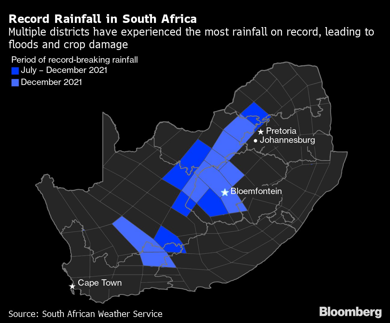 SA’s heaviest rain on record causes destructive floods - Moneyweb