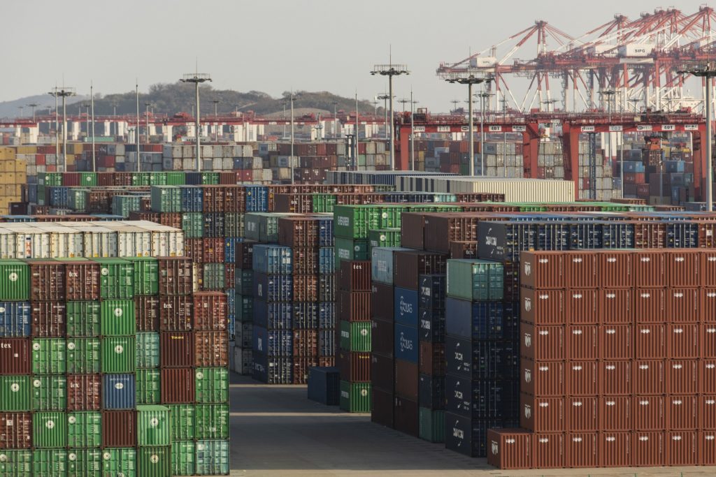 Containers pile up at China ports as lockdown blocks trucks - Moneyweb