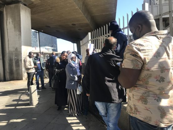 Dozens turned away as refugee office reopens after two years - Moneyweb