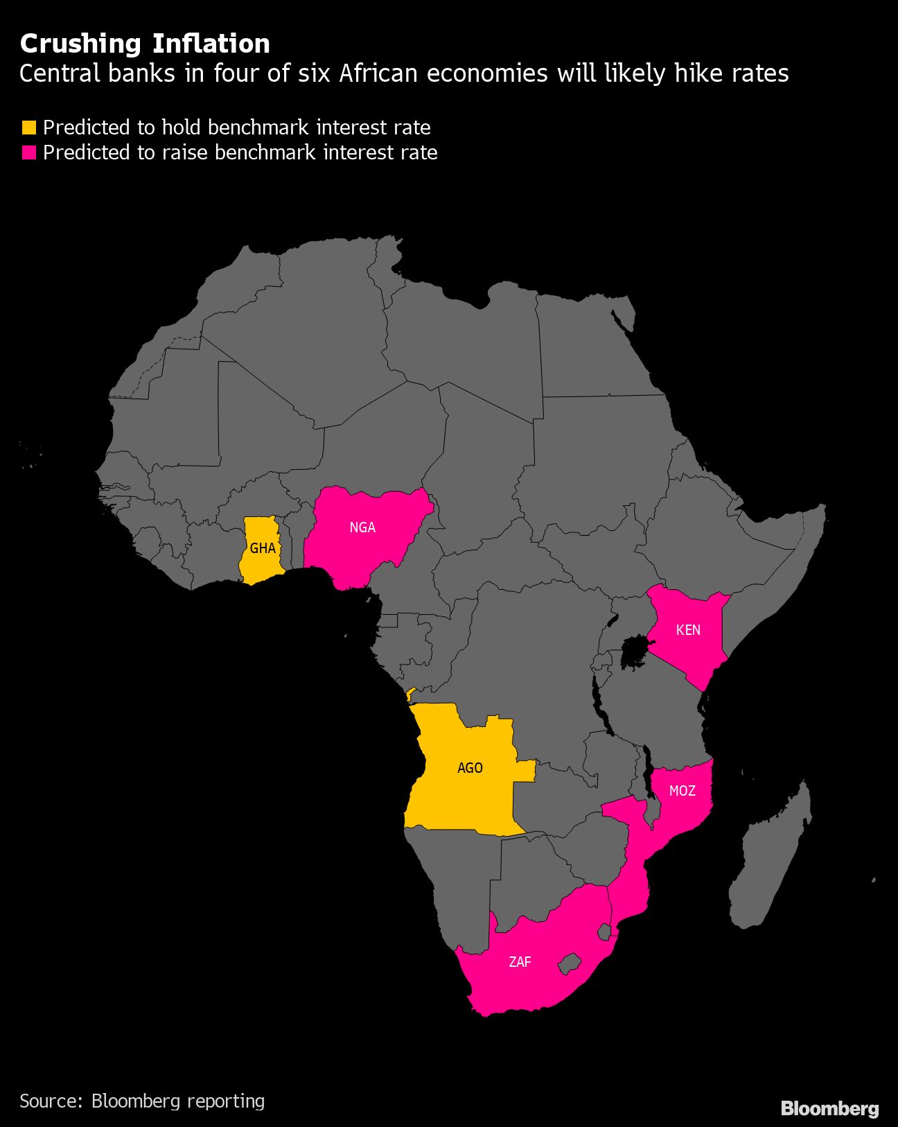Roaring inflation, weak currencies to spur rate hikes in Africa - Moneyweb