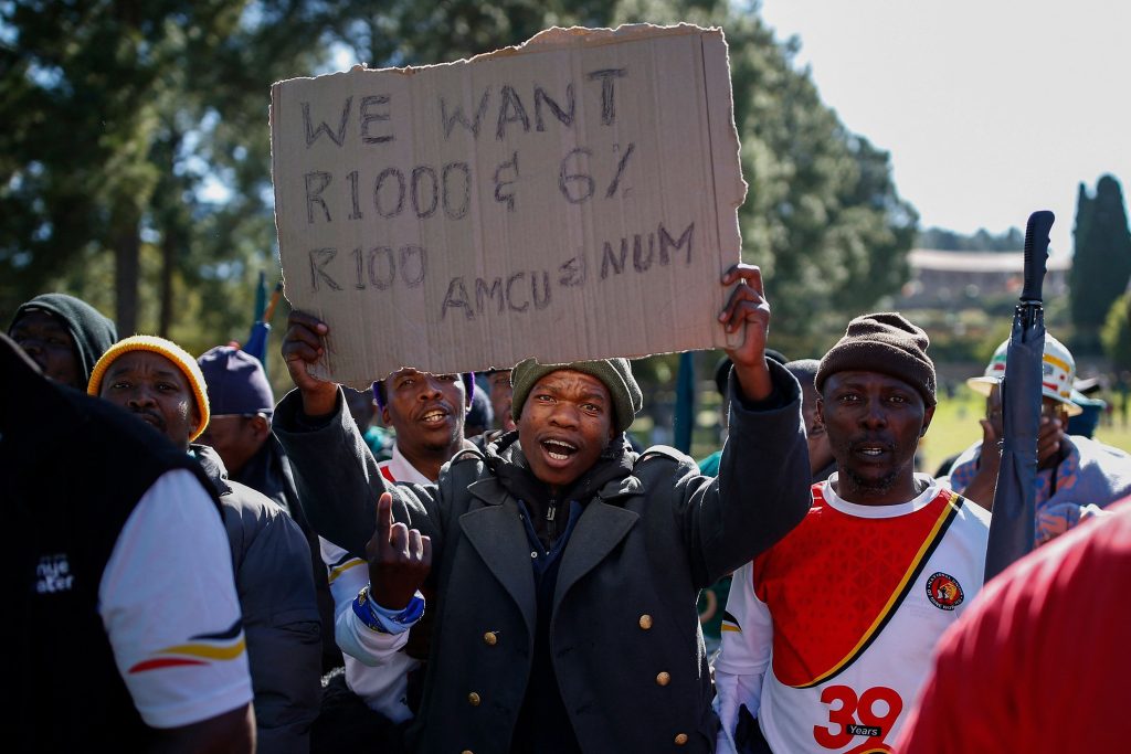 Strikes cost SA 1.6m work days in first half - Moneyweb