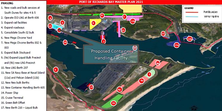 Container terminal considered for Richards Bay - Moneyweb