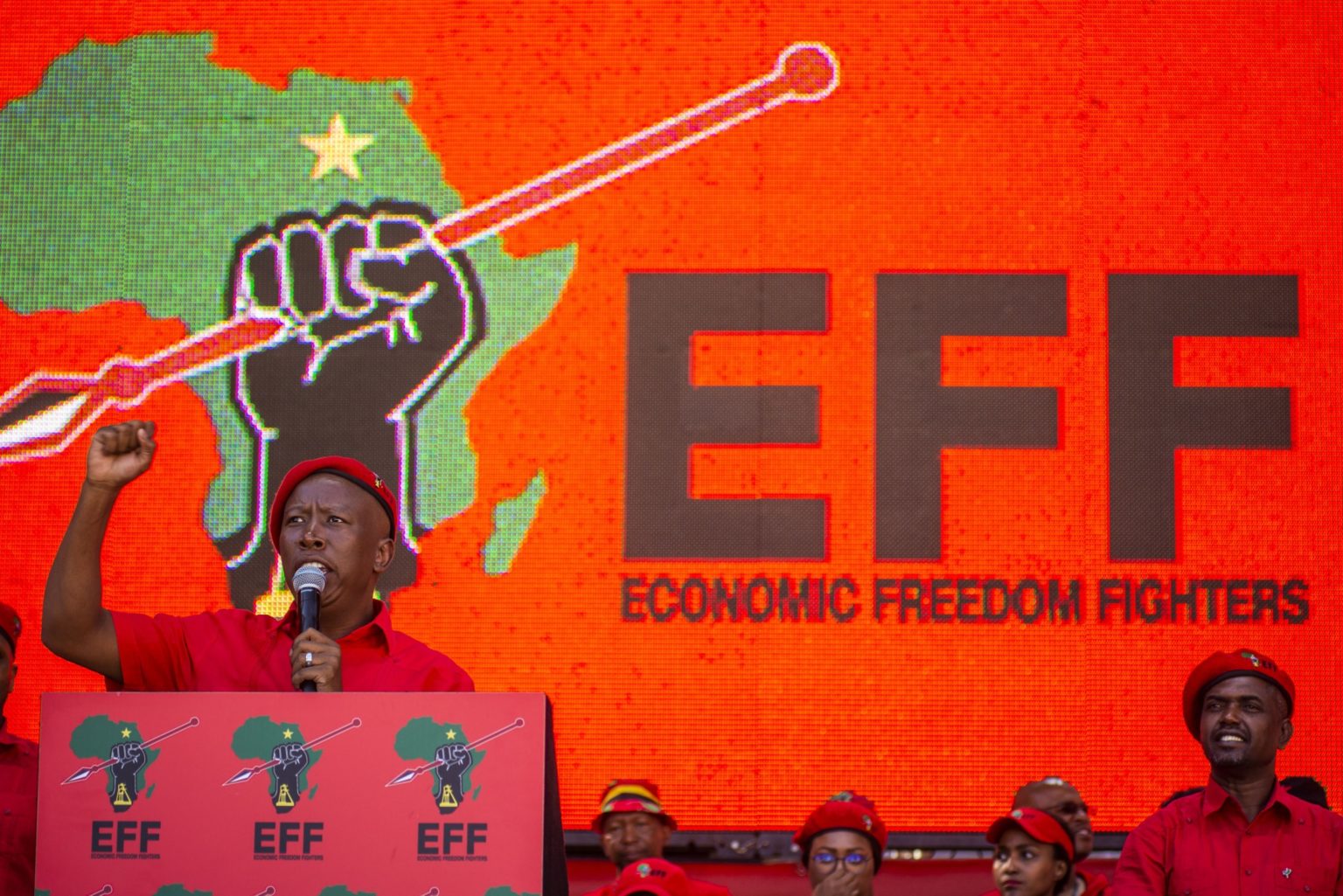 EFF marches to demand president’s resignation - Moneyweb