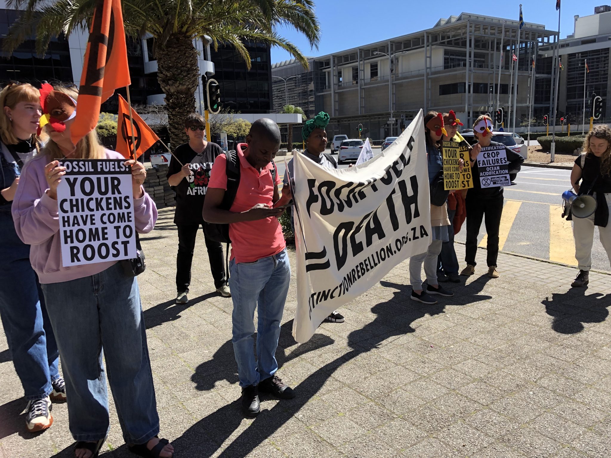 Activists protest at oil and gas conference in Cape Town - Moneyweb