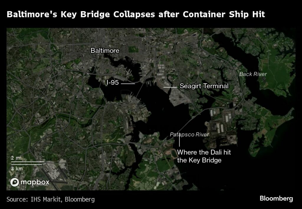 Baltimore bridge collapses after ship rams into overpass - Moneyweb
