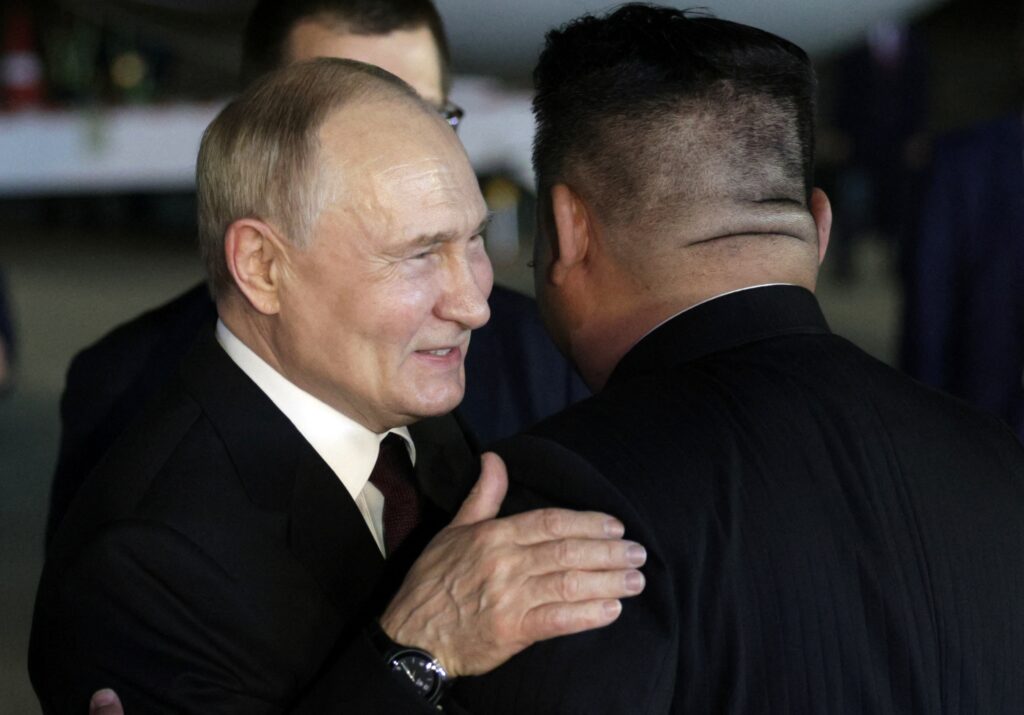 Kim greets Putin with a hug for first North Korea trip in 24 years ...