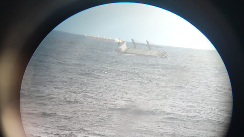 Distressed cargo ship now ashore off Cape coast - Moneyweb