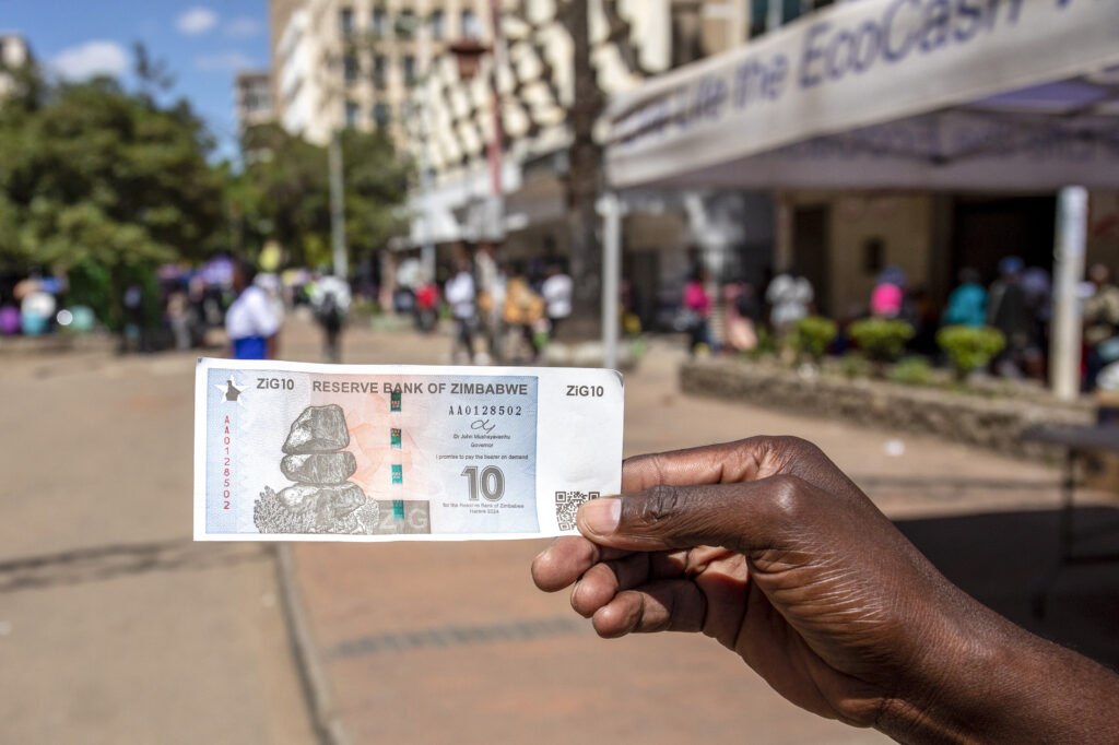 Zimbabwe said to devalue gold-backed ZiG 44% against dollar - Moneyweb