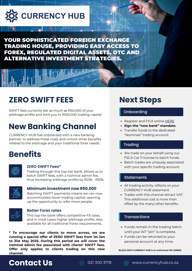 Crypto arbitrage and the ‘near zero’ Swift fees breakthrough - Moneyweb