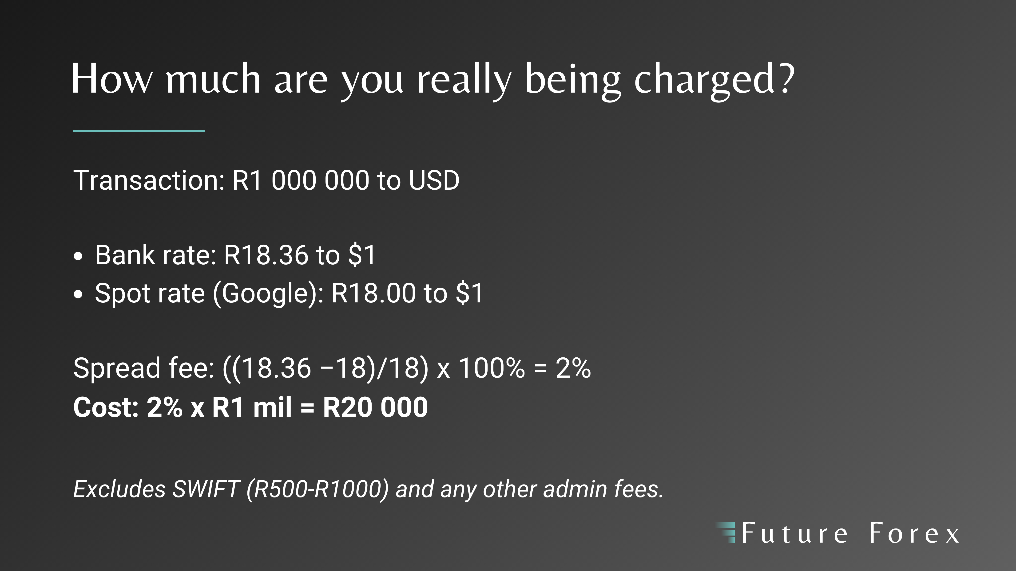 Why is the cost of forex so high in SA? - Moneyweb