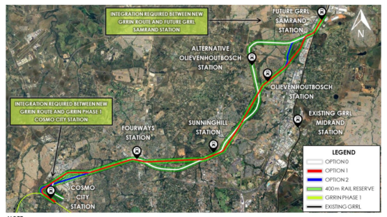 Here’s the planned Gautrain route through Fourways, Sunninghill and ...