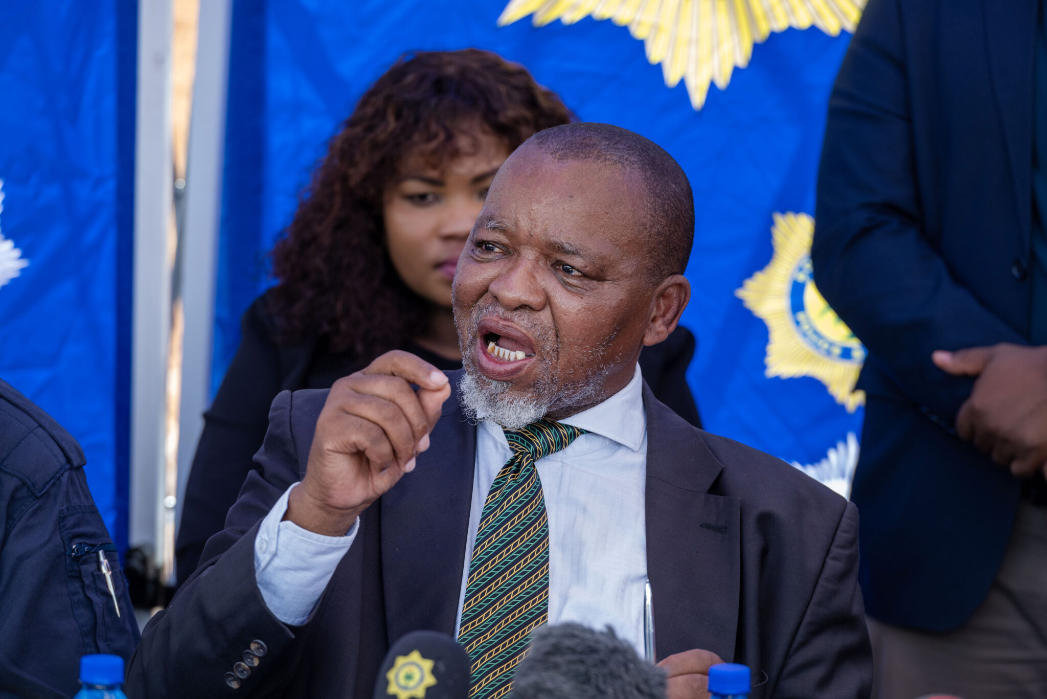 Ramaphosa appoints Gwede Mantashe as acting police minister - Moneyweb