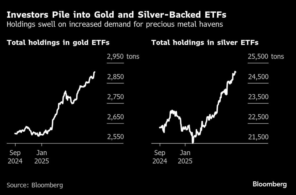 Gold hits record high on US rate-cut bets and debt concerns - Moneyweb