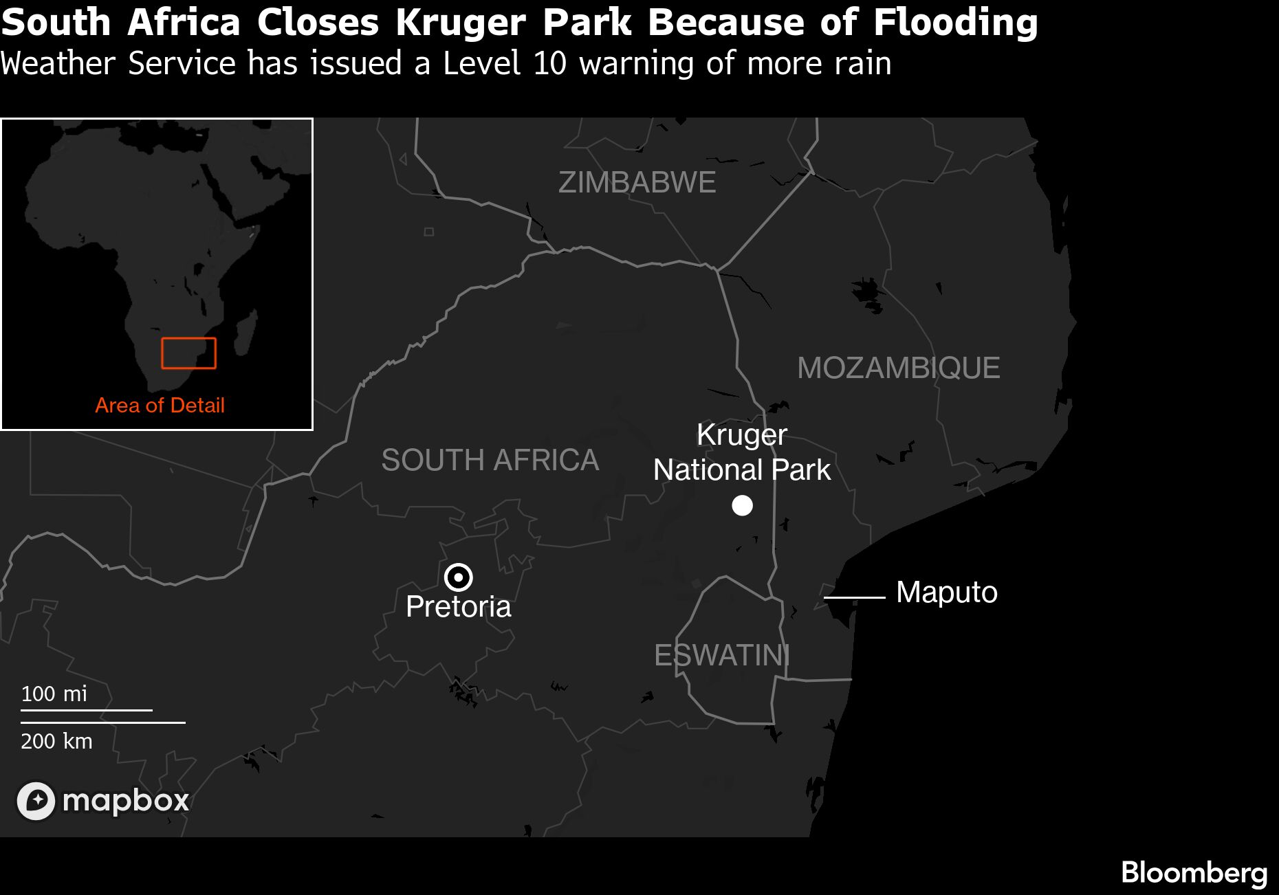 SA closes Kruger Park as deadly floods kill dozens - Moneyweb