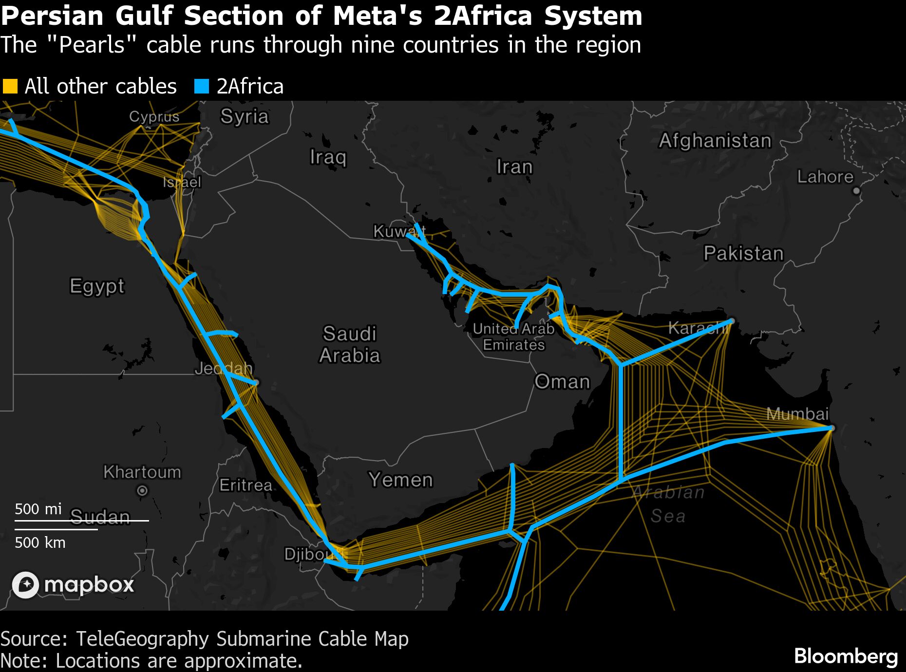 Work on massive Meta cable project in Persian Gulf stalled by Iran war ...